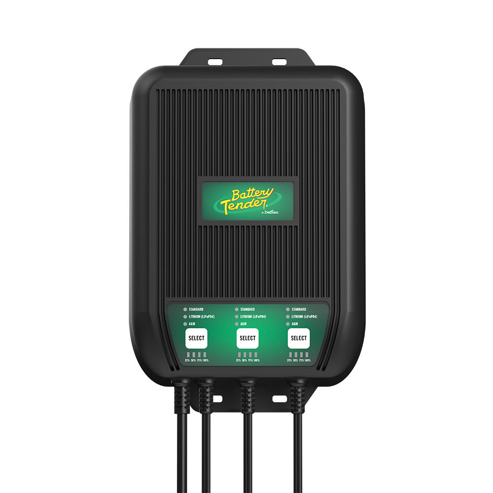 Battery Tender WaveCharge Pro 3Bank 12V 30A Battery Charger 0221008DLWH ...